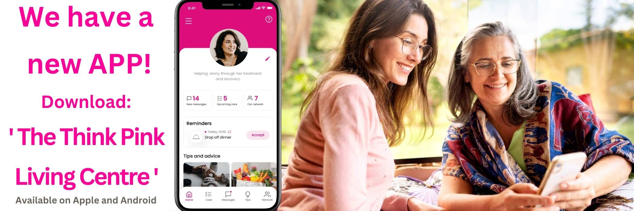 Think Pink APP Banner - Think Pink Foundation