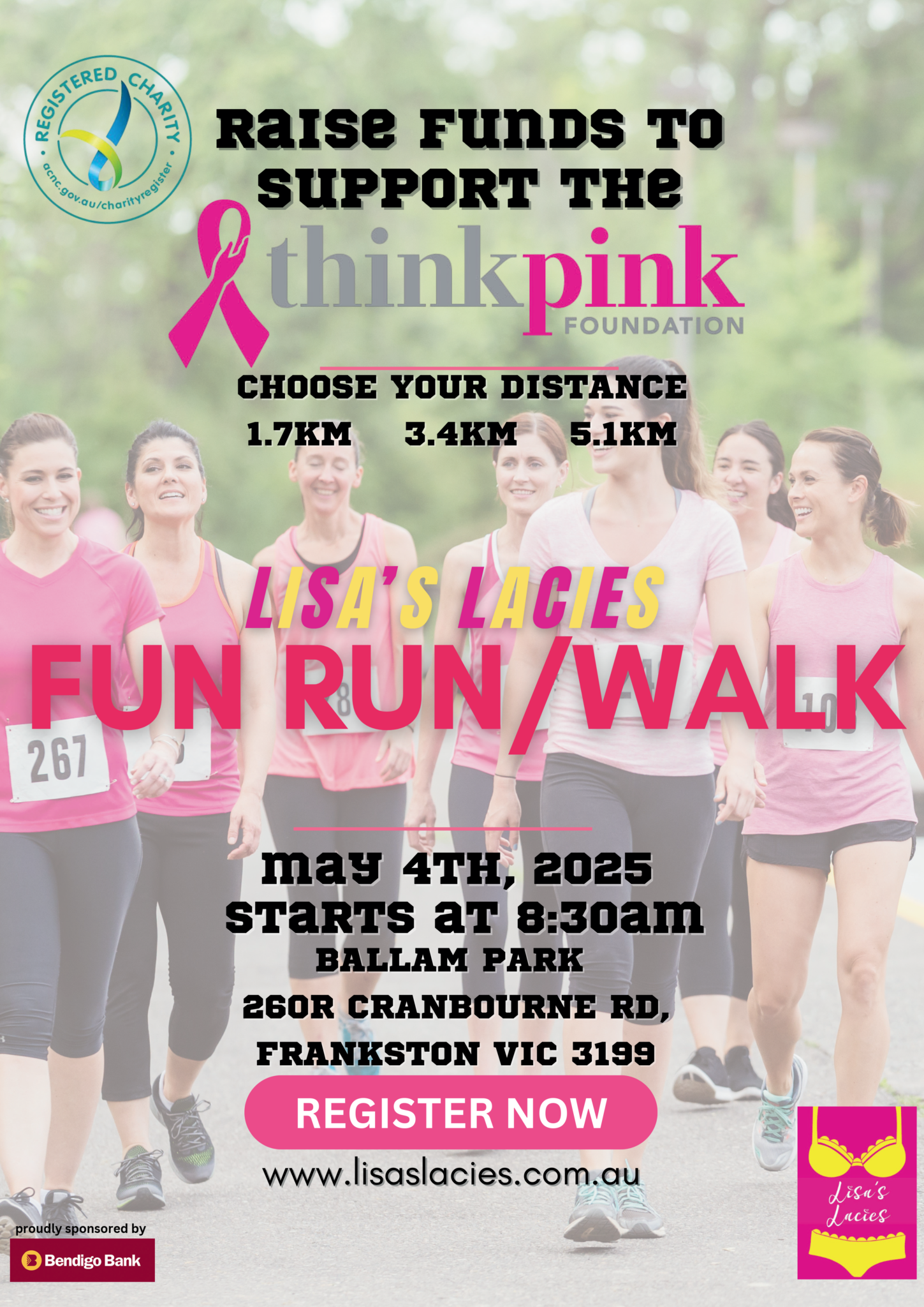 Think Pink and Lisa's Lacie's Fun Run Fundraiser - Think Pink Foundation