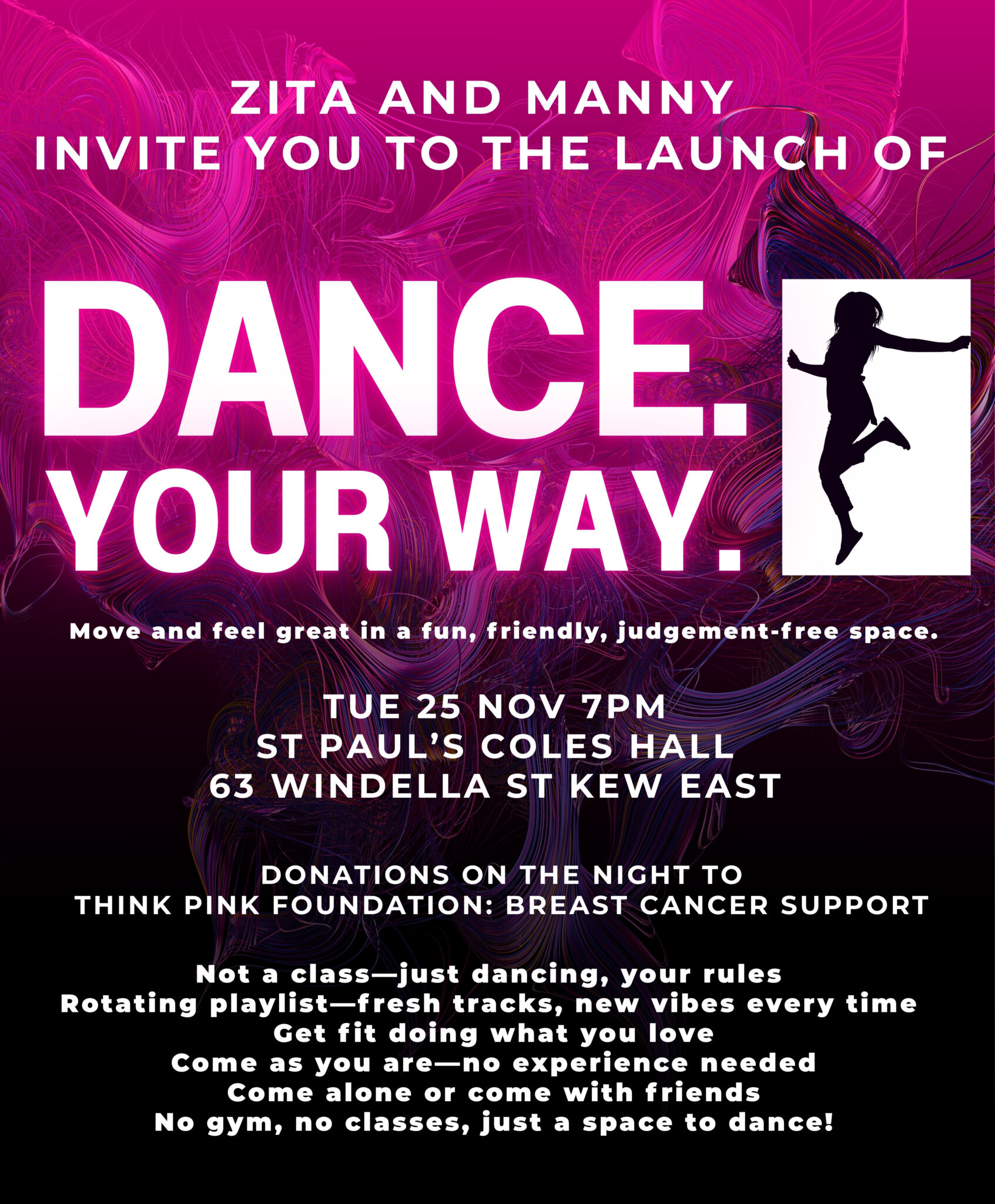 Dance Your Way- 25 November - Think Pink Foundation
